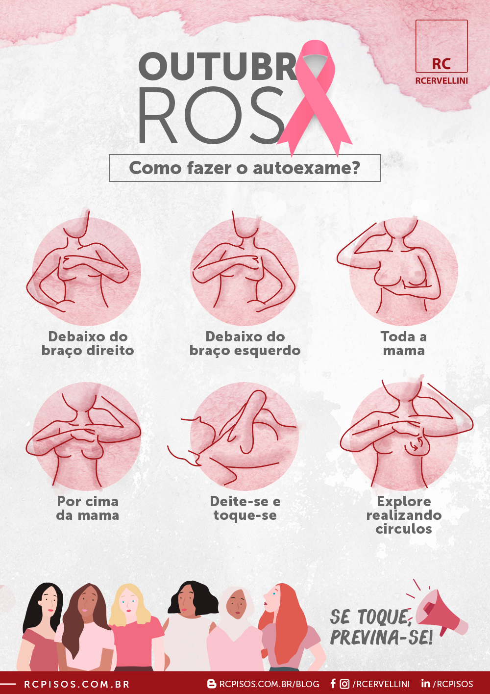OUTUBRO ROSA – NÓS APOIAMOS ESTÁ CAUSA - Blog RC Pisos
