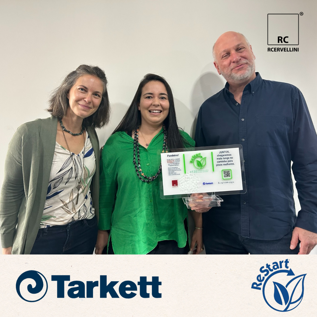 Programa que a RCervellini faz parte, o Tarkett ReStart, está na mídia! - Blog RC Pisos